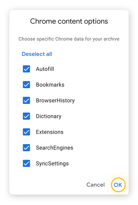 Download Your Google Data with Google Takeout