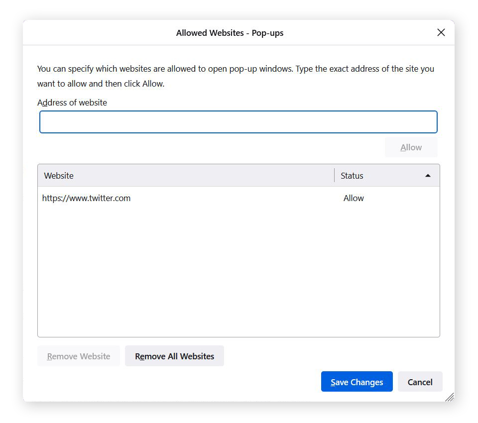So erlauben oder blockieren Sie Pop-ups in Firefox