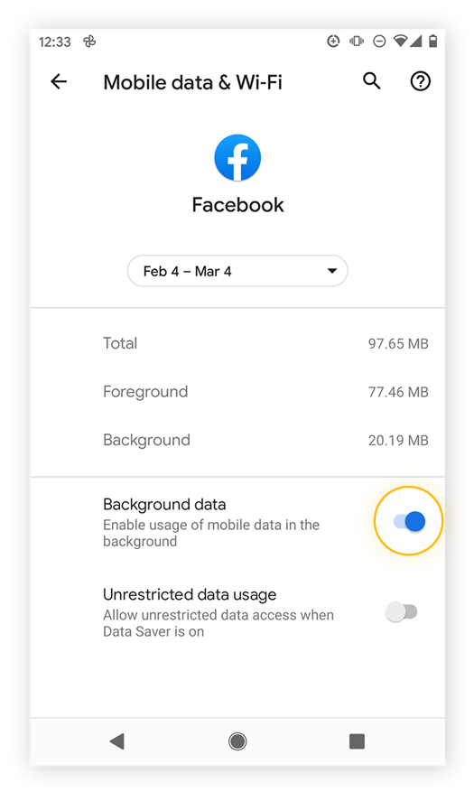 What is Background Data & How to Restrict It