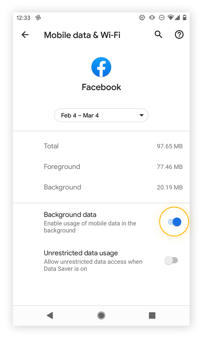 What is Background Data & How to Restrict It