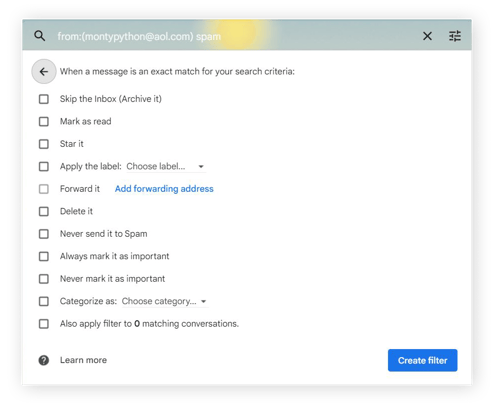 How to Stop and Block Spam Emails