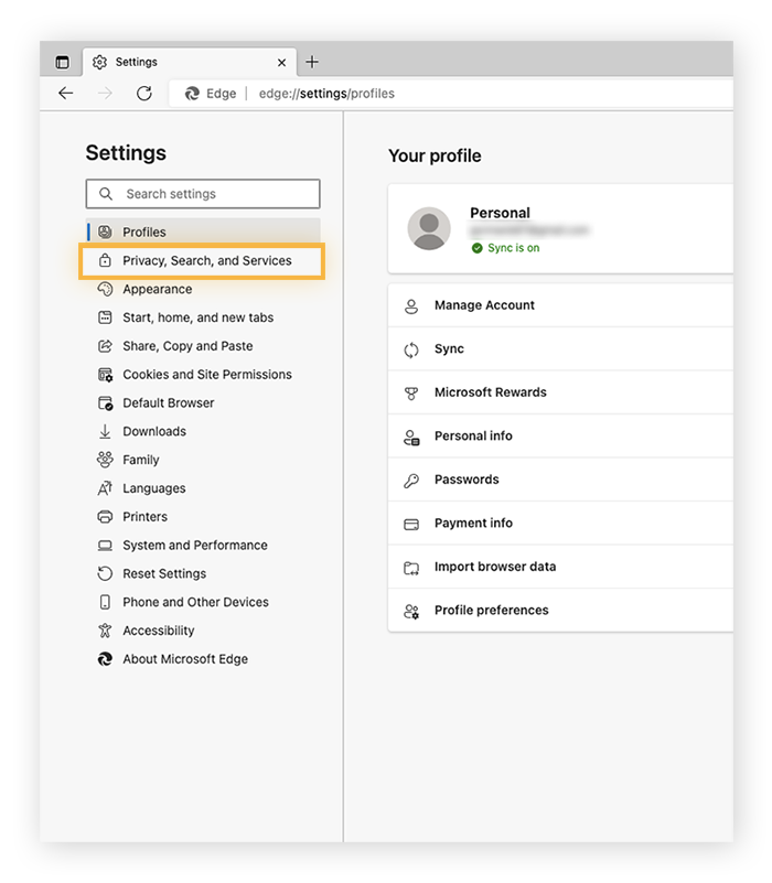De cache wissen in Microsoft Edge