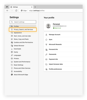 Como limpar cache do Microsoft Edge