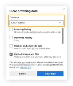 How to Clear Your Cache in Microsoft Edge