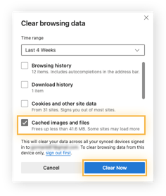 How to Clear Your Cache in Microsoft Edge