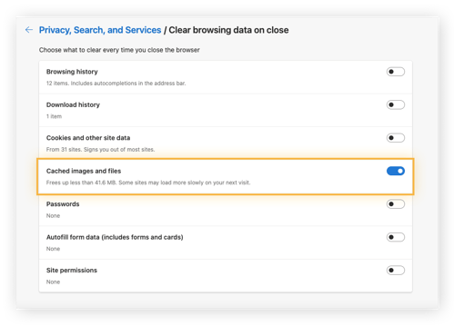 How to Clear Your Cache in Microsoft Edge
