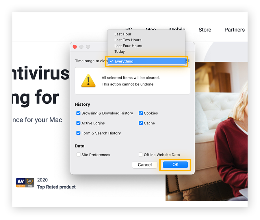 Effacer votre historique de recherche et de navigation