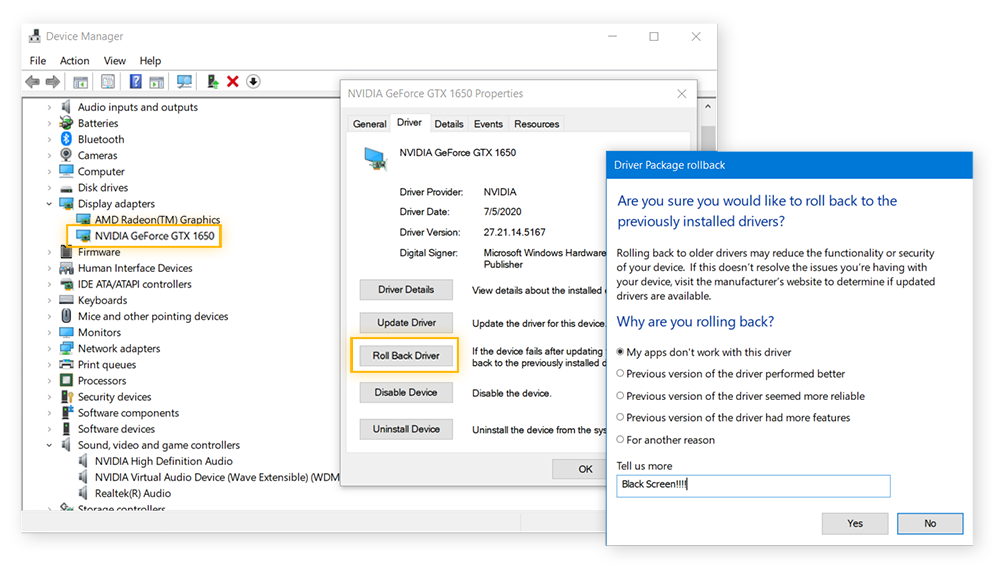 How to Fix Black Screen of Death on Windows 10 & 11 PC