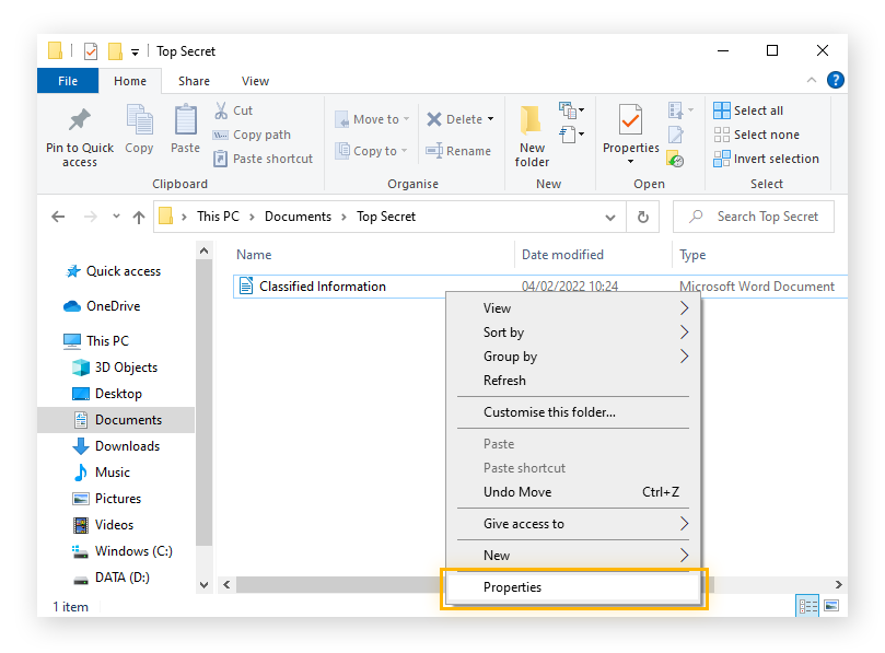 How to Password Protect a Folder or File in Windows 10
