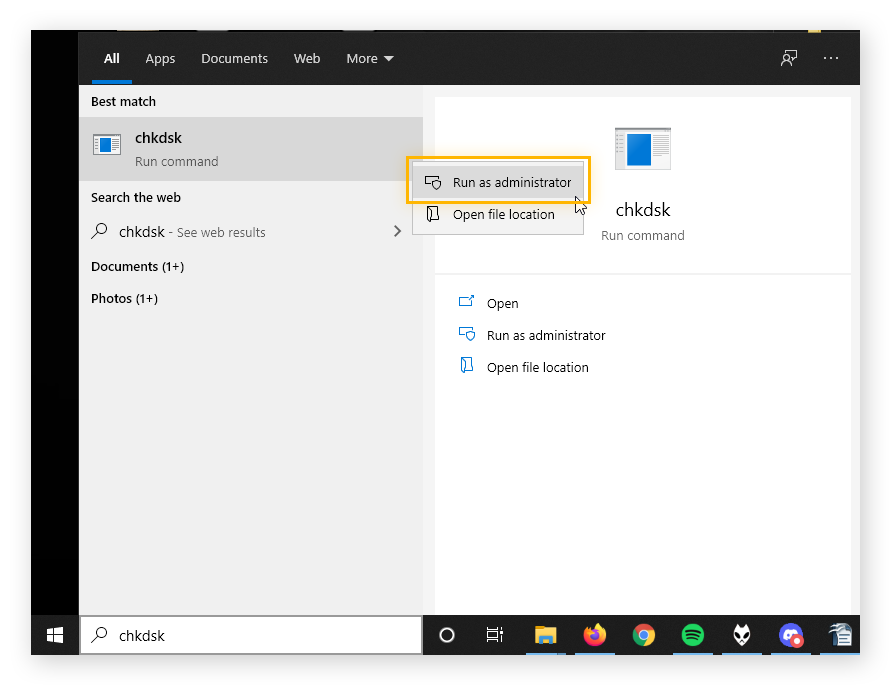 CHKDSK /F /R /X Commands to Scan & Fix Hard Drives