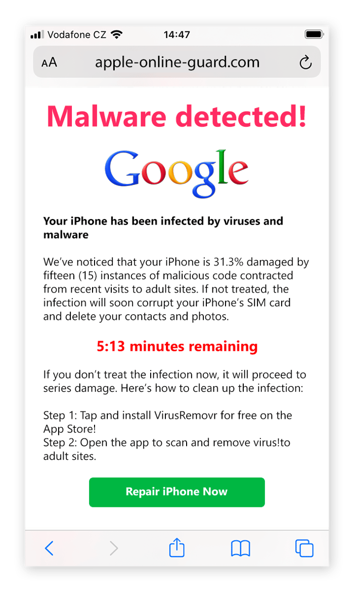 How to Spot a Fake Virus Warning and Avoid It